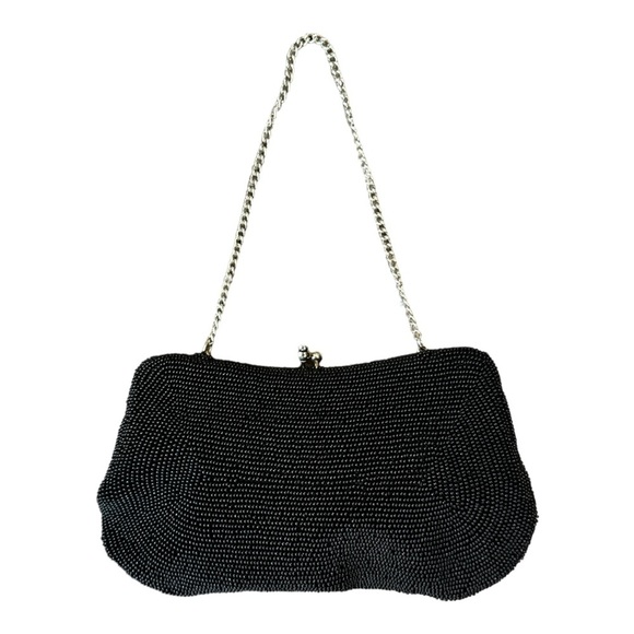 Vintage | Bags | Vintage Richere Black Beaded Bag | Poshmark